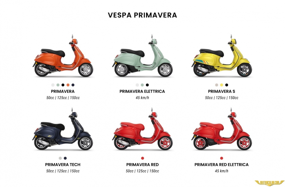 Vespa Primavera ve Sprint S Yenilendi | motorcular.com
